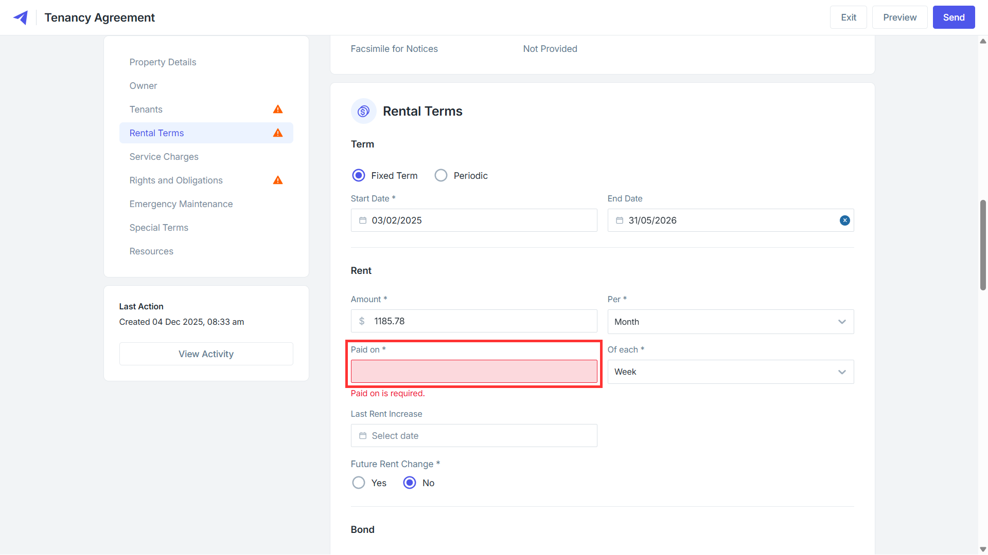 How to Create a Form from a New Tenancy in Reapit PM