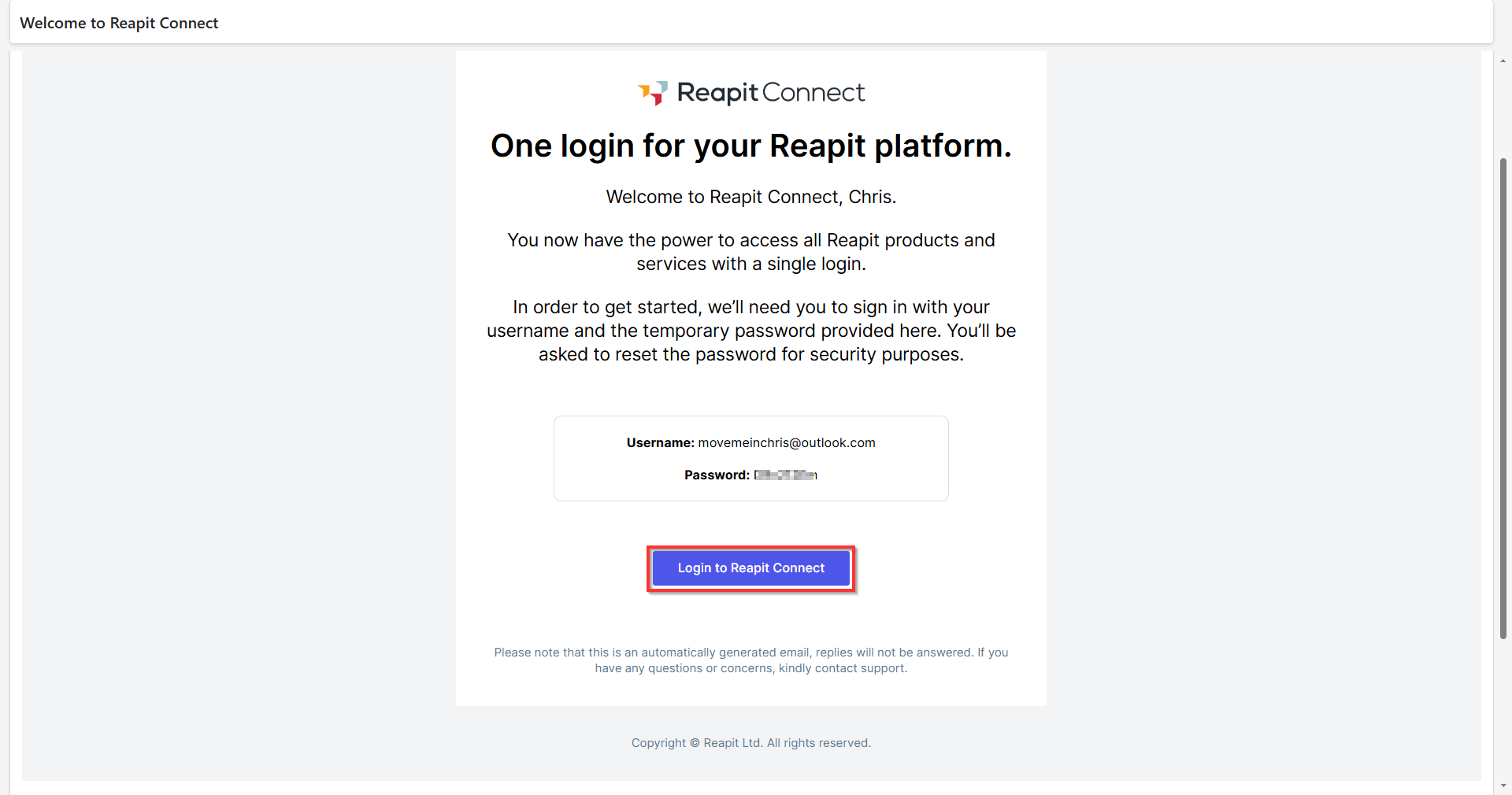 Reapit Connect and Reapit PM