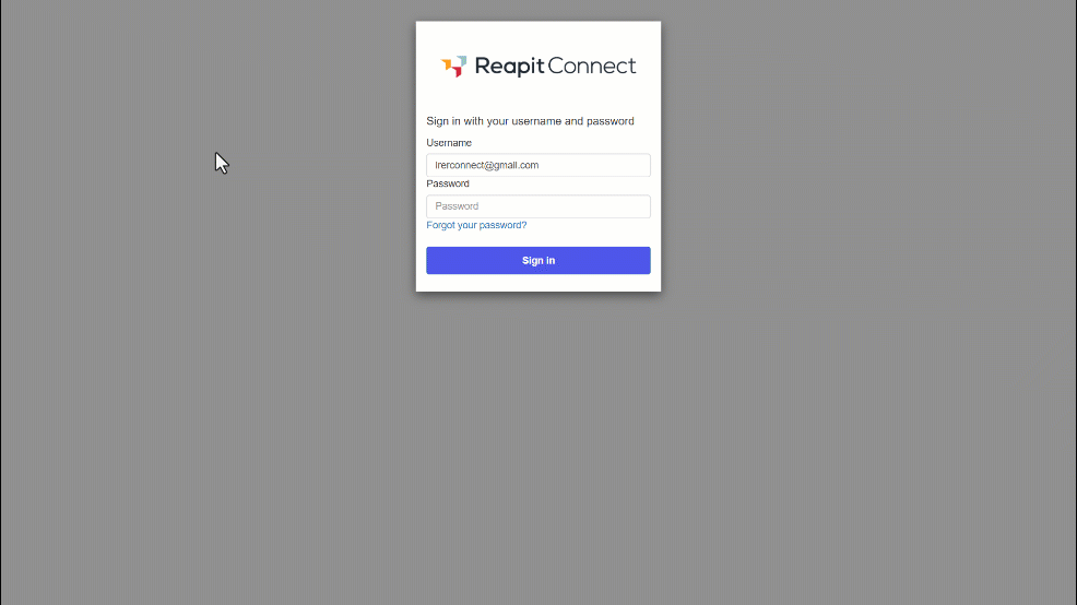 Logging in to Reapit Lettings